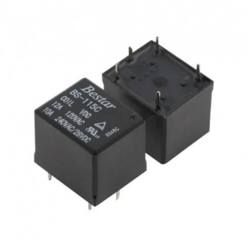 Реле электромагнитное BS-115C 6VDC 10A